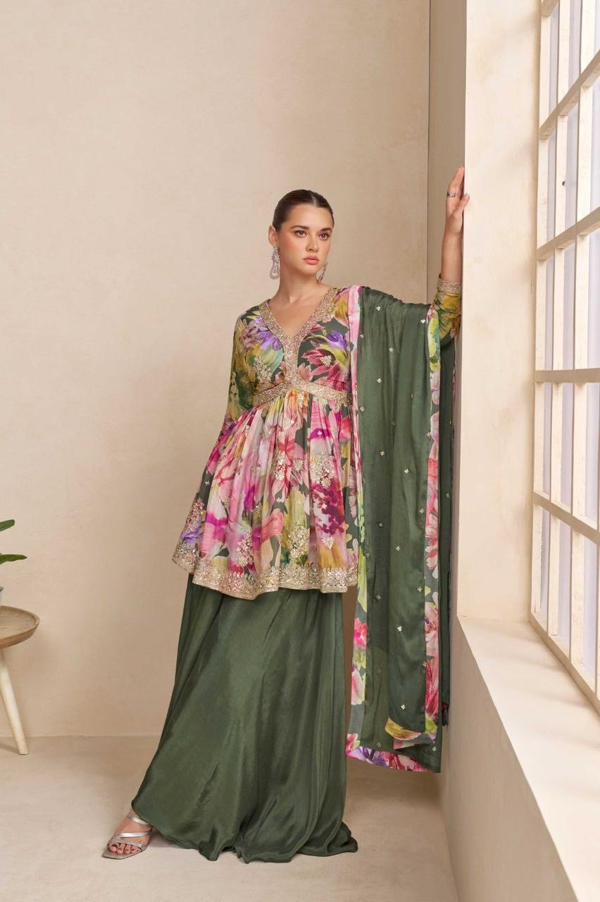 Top Plazo Set - Buy Trendy Womens Clothing Online at AntiqueFashion.net