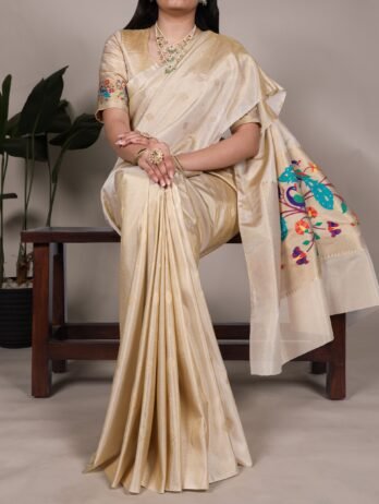 Saree Tissue Paithani - Buy Trendy Womens Clothing Online at ...